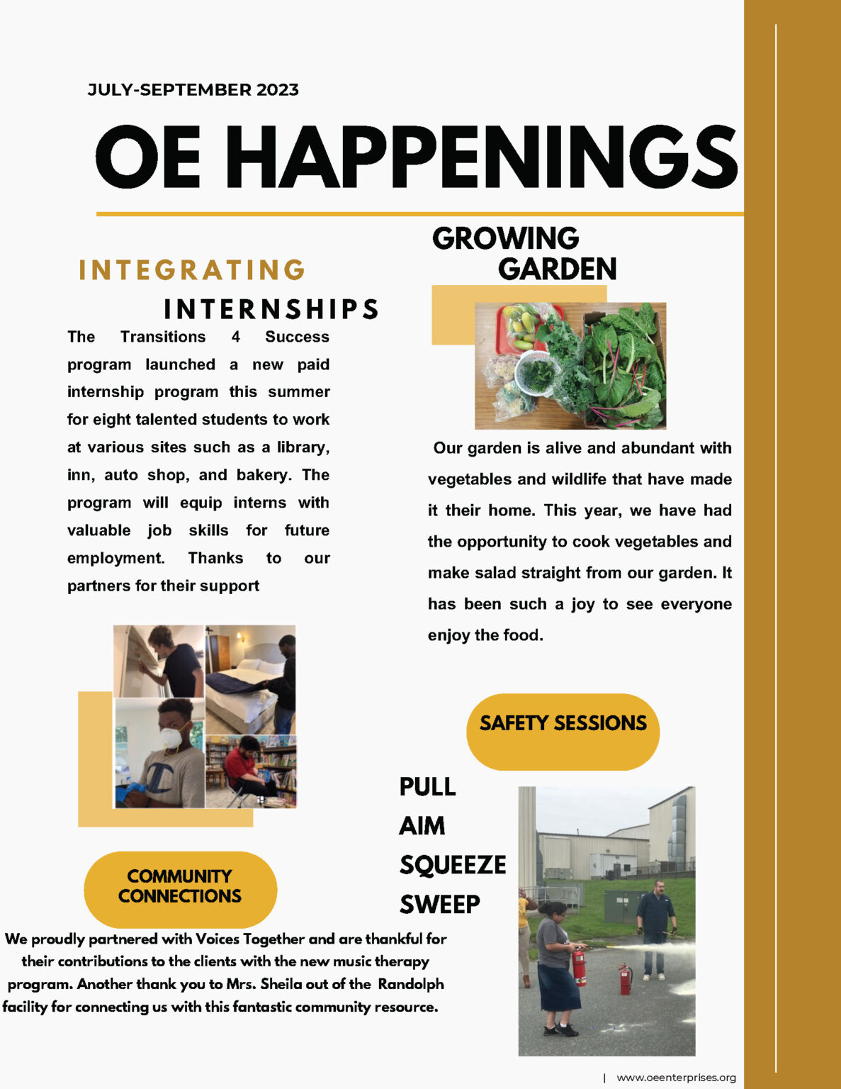 OE Happenings - OE Enterprises, Inc.